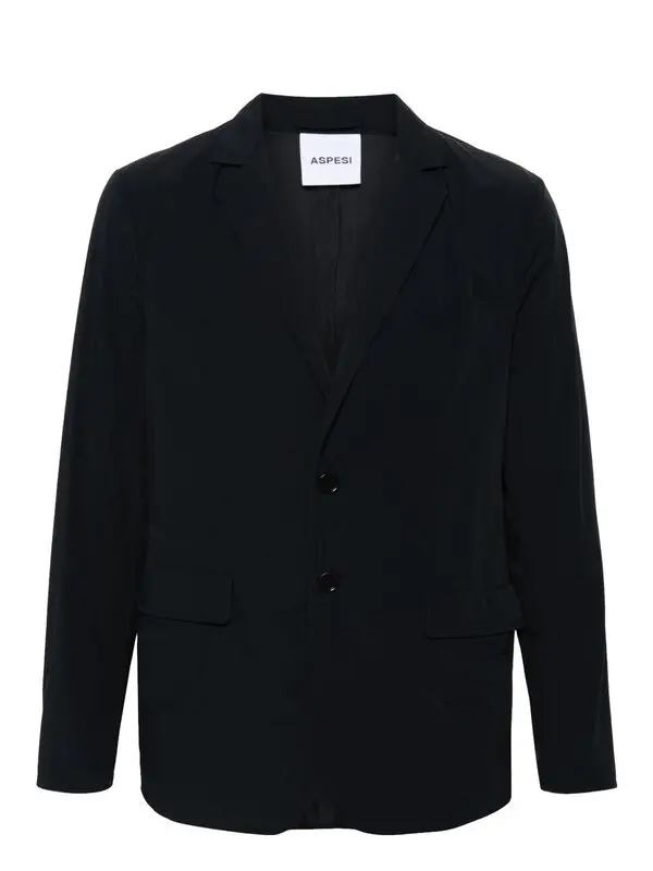 Aspesi Single-breasted Blazer - Blue