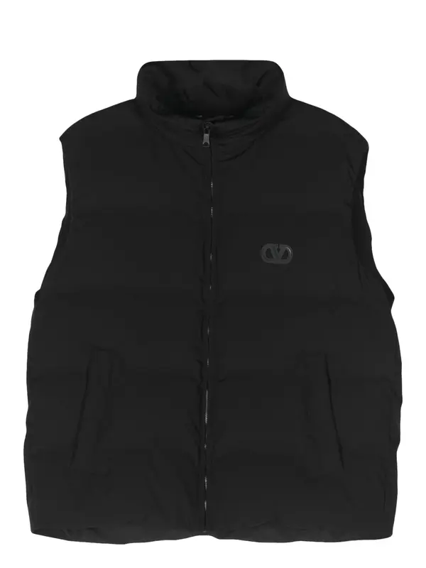 Valentino Garavani Vlogo Signature Down Gilet - Black