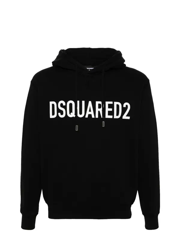 Dsquared2 Cool Fit Logo-print Hoodie - Black
