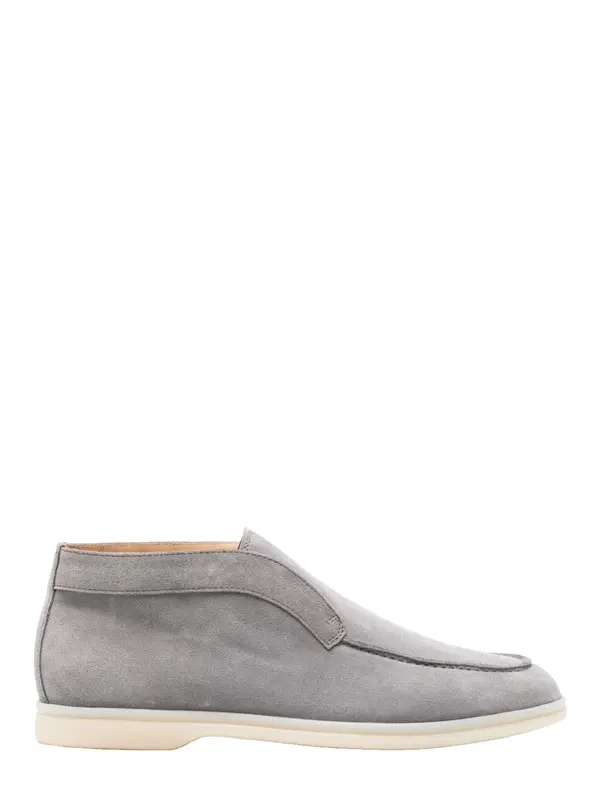 SCAROSSO Leonardo Ankle Boots - Grey