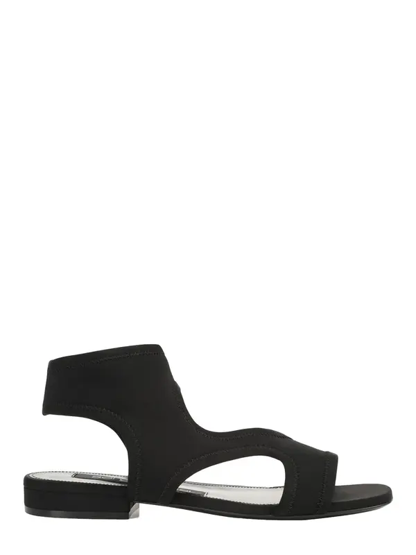 SERGIO ROSSI Sr Jane Ankle Sandals - Black