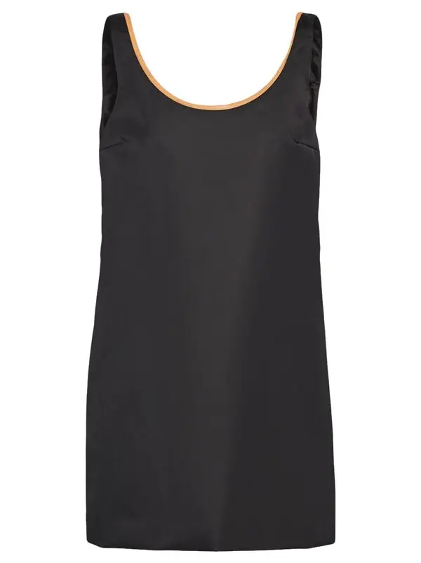 Prada Re-nylon Mini Dress - Black