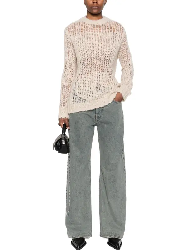 Acne Studios Mid-waist Wide-leg Jeans - Blue