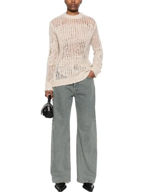 Acne Studios Mid-waist Wide-leg Jeans - Blue