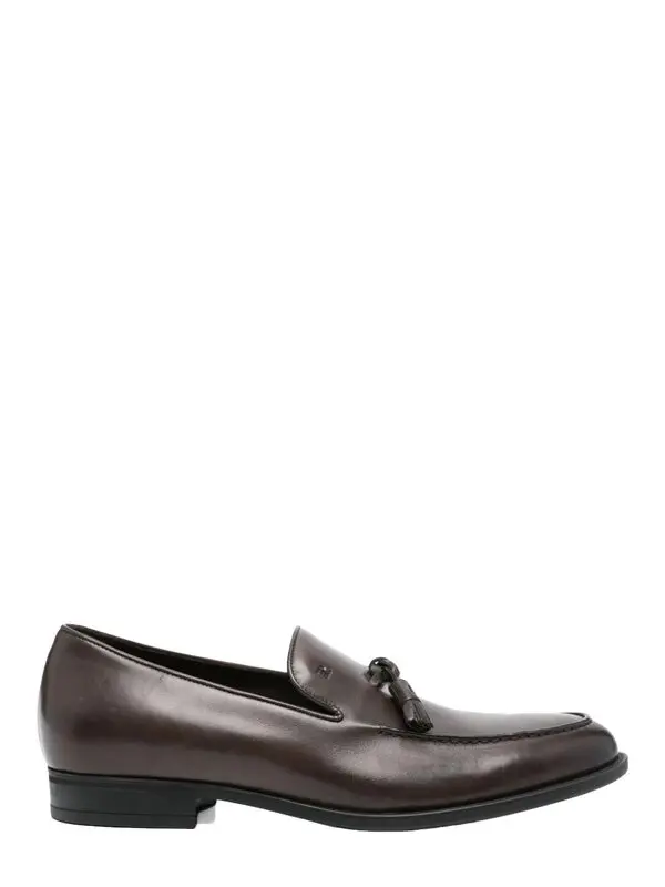 Fratelli Rossetti Tassel-detail Leather Loafers - Brown