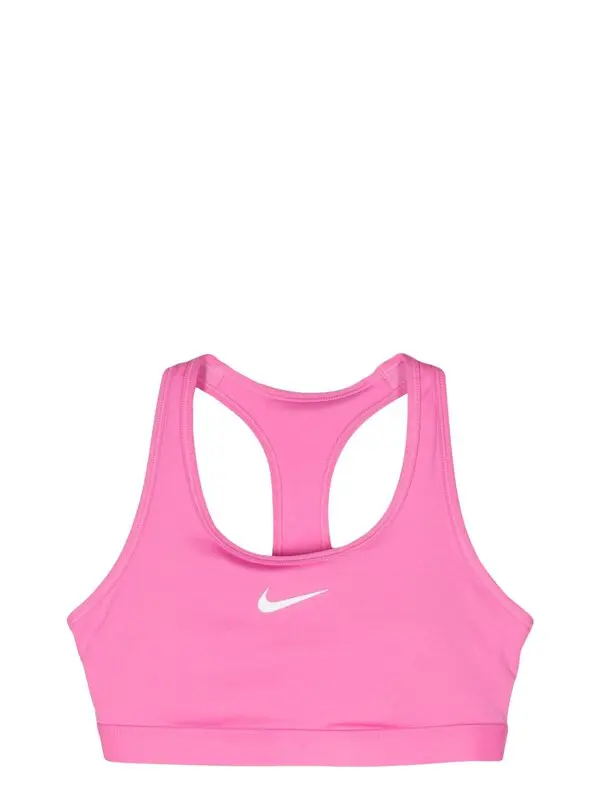 Nike Swoosh-print Sports Bra - Pink