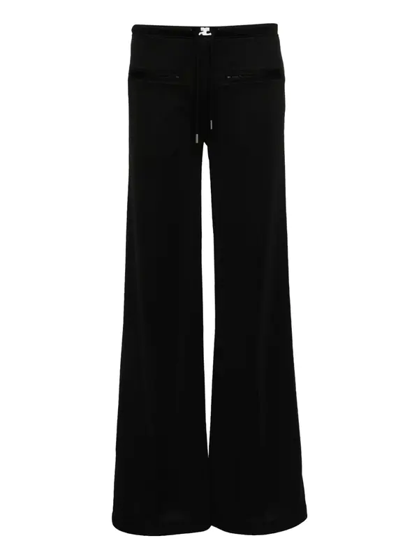 COURREGES Interlock Track Pants - Black
