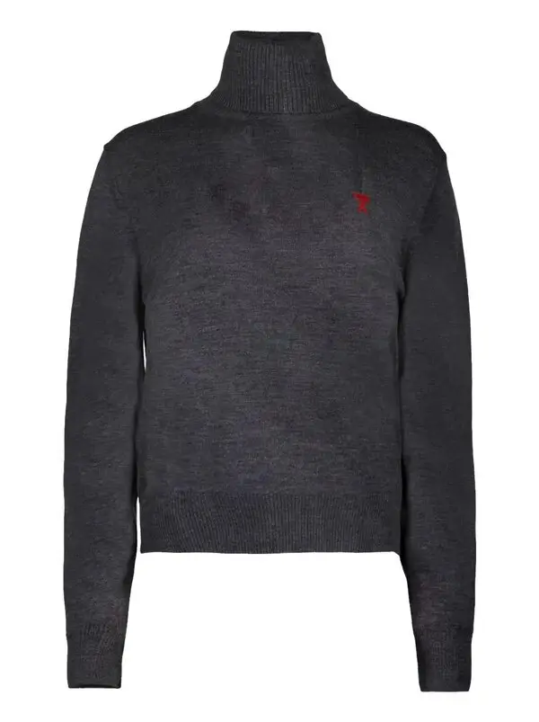 Ami De Coeur Wool Jumper - Grey