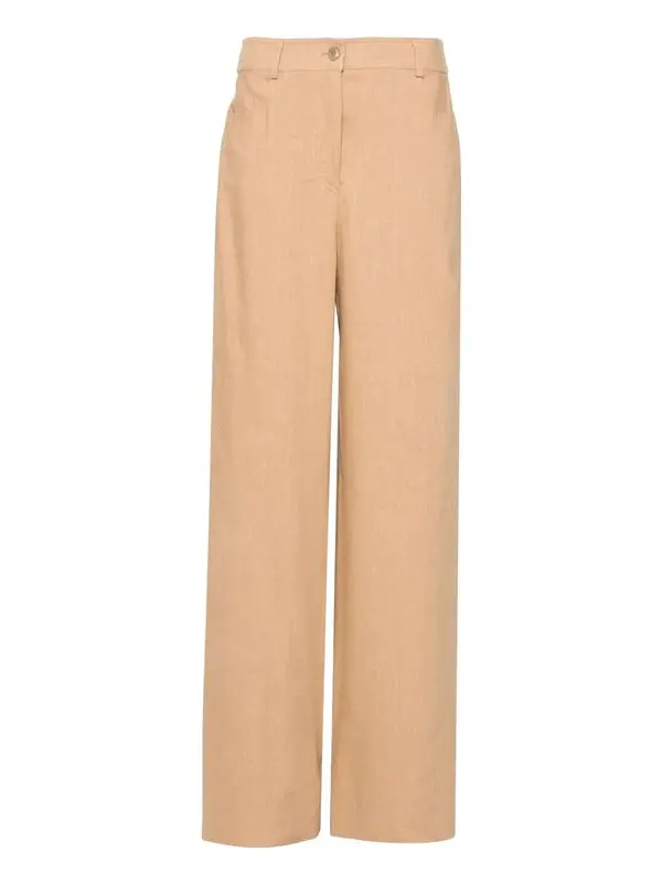 Alberta Ferretti Wide-leg Trousers - Neutrals