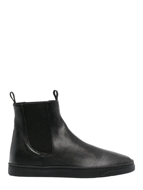 Officine Creative Leather Ankle Boots - Black