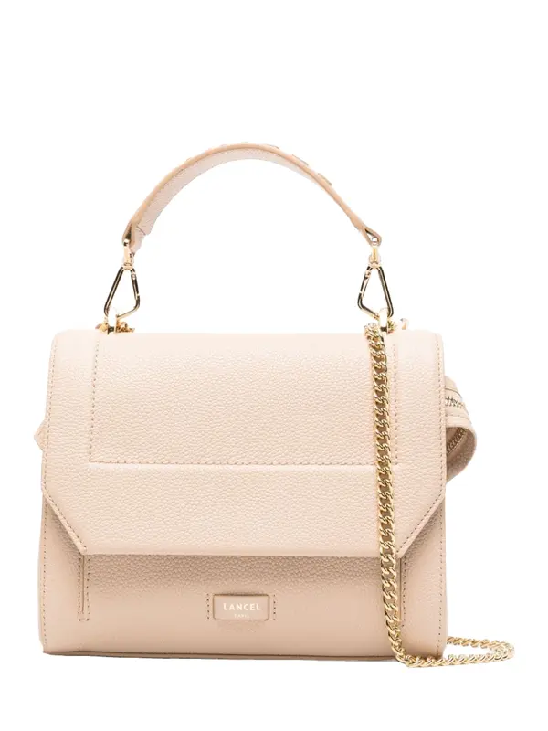 LANCEL Ninon Leather Shoulder Bag - Neutrals