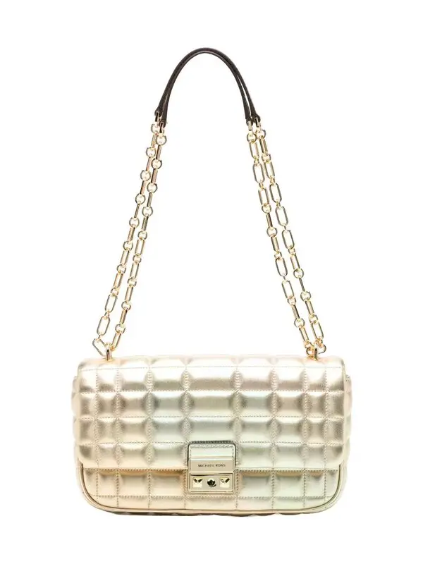 Michael Kors Tribeca Quilted Shoulder Bag - Gold