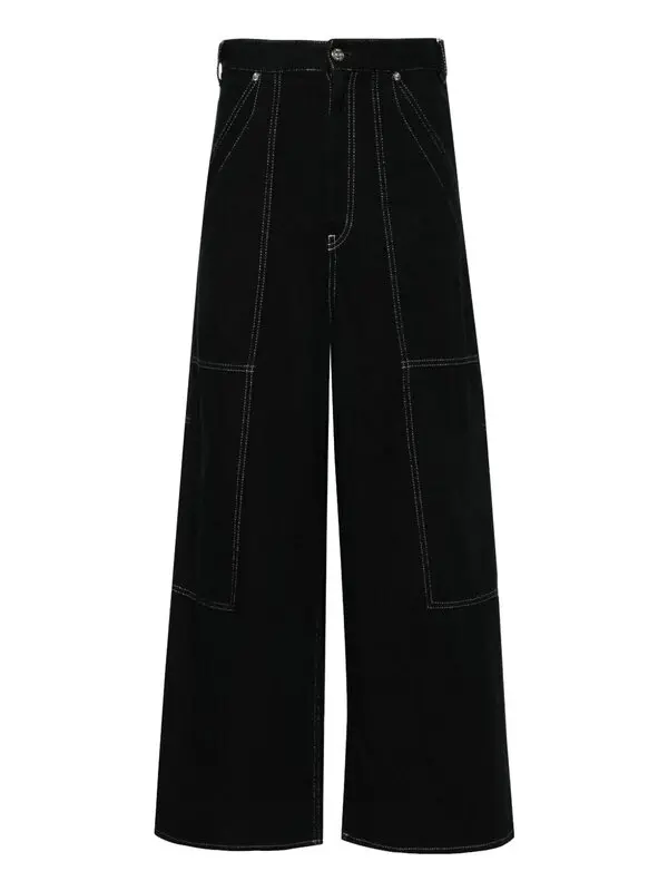MAISON MARGIELA Wide-leg Denim Jeans - Black
