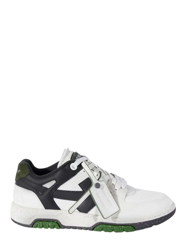 Off-White Slim Out Of Office Color-block Sneakers - White