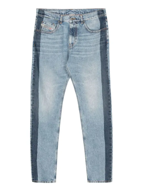 Diesel Mid-rise Slim-fit Jeans - Blue