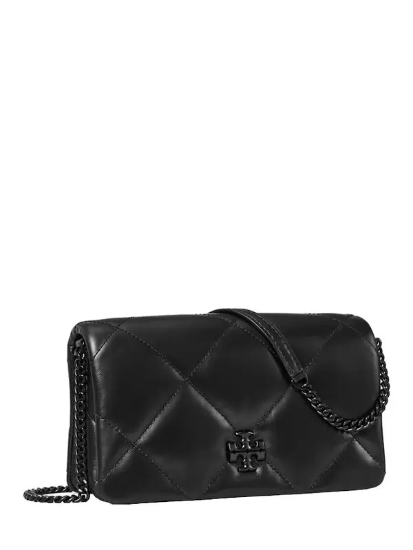 Tory Burch Kira Diamond Quilt Crossbody - Black