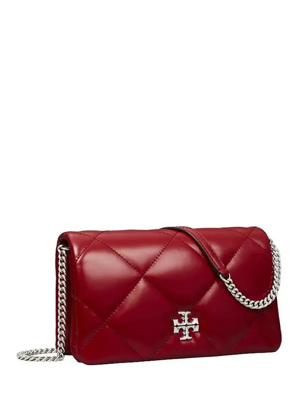 Tory Burch Kira Diamond Quilt Crossbody - Red