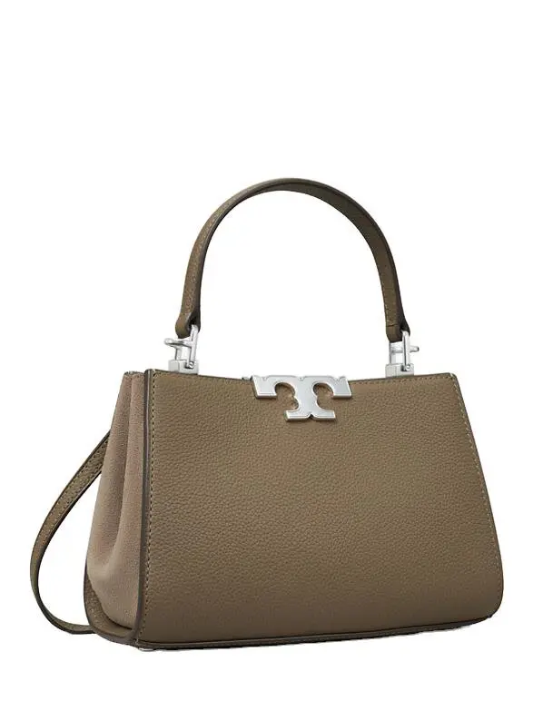Tory Burch Mini Eleanor Pebbled Satchel - Wild Mushroom