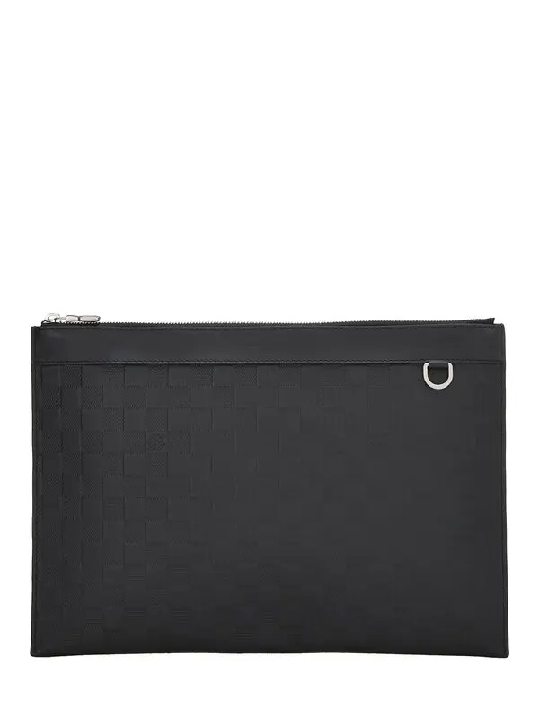 LOUIS VUITTON Damier Infini Pochette Discovery - Black