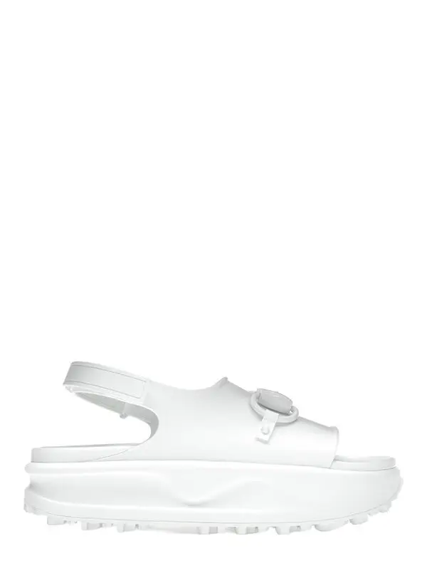 Gucci Horsebit Platform Sandal - White