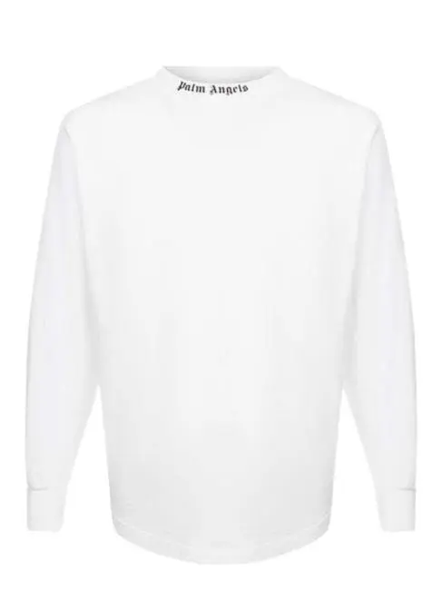 Palm Angels Double Logo T-shirt - White/fuschia