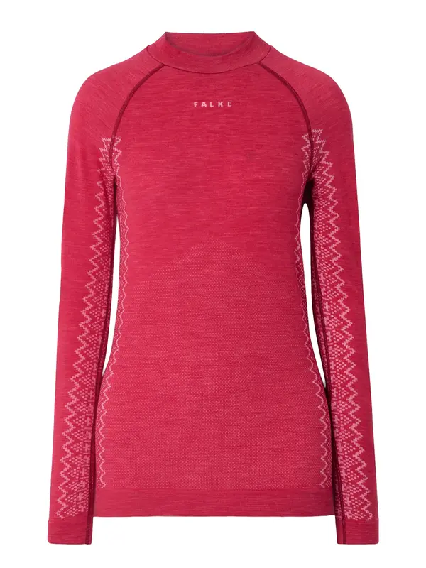 Falke Nordic Wool-blend Top - Red