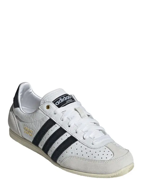 Adidas Japan Low Top Sneakers - White/ Core Black/ Gold Met