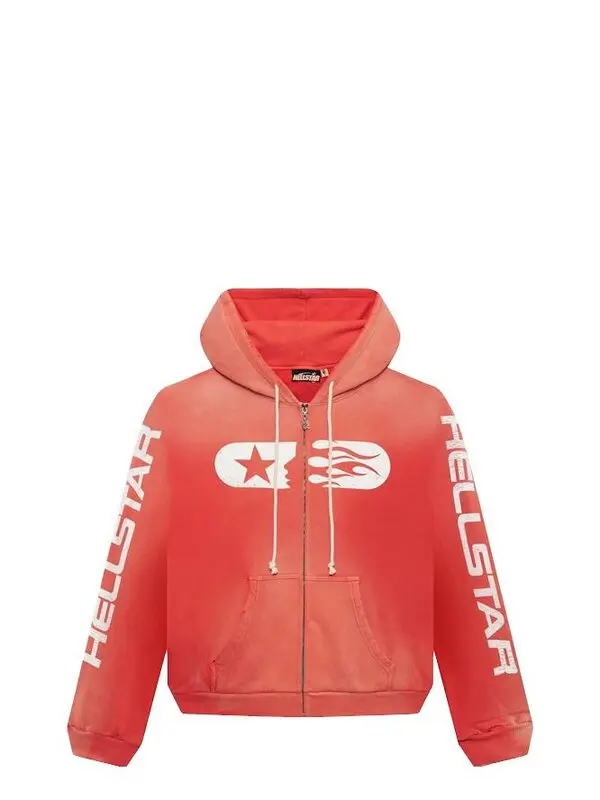 HELLSTAR Studios Zip Hoodie - Red