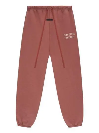 Fear Of God Heavy Fleece Sweatpants - Crimson