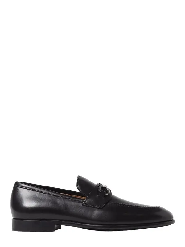 FERRAGAMO Loafers With Horsebit Detail - Black