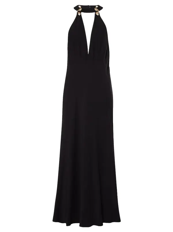 Rixo Eleanora Maxi Dress - Black