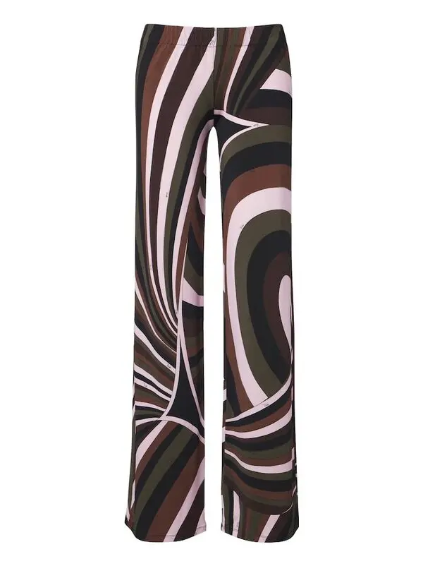 Emilio Pucci Iride Printed Straight Pants - Multicoloured