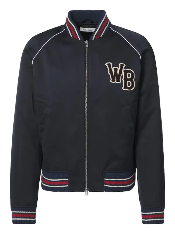 WALES BONNER Marvel Varsity Jacket - Blue