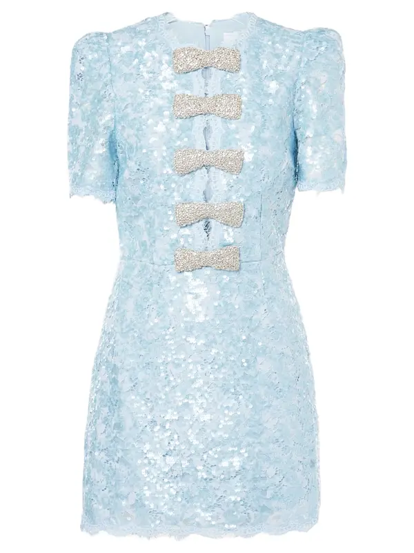 Rebecca Vallance X Nicky Hilton Leyla Mini Dress - Blue