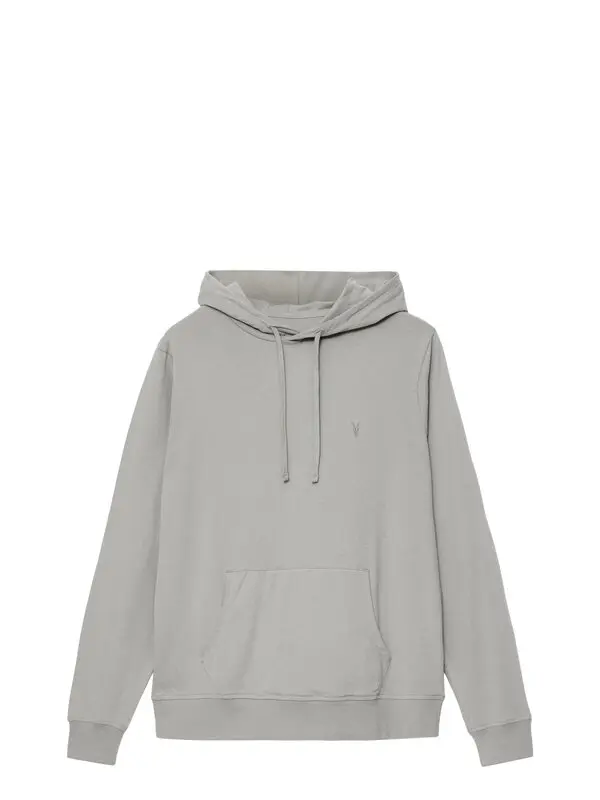 ALLSAINTS Brace Ramskull Pullover Hoodie - Grey