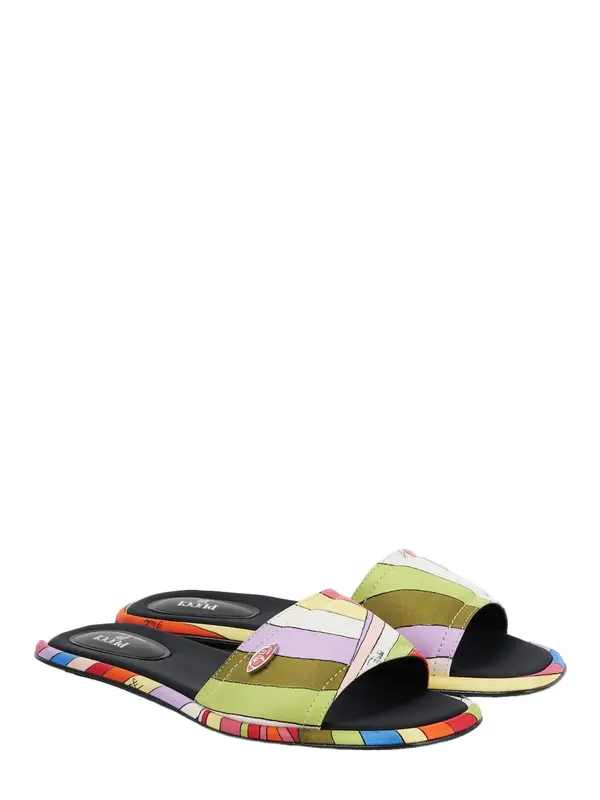Emilio Pucci Iride Slides - Multicoloured