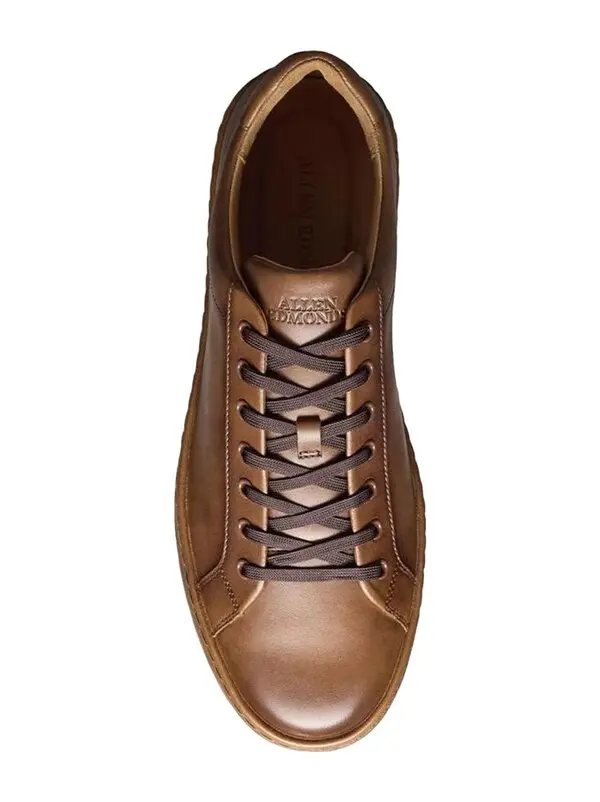Allen Edmonds Barnes Leather Low-top Sneakers - Brown