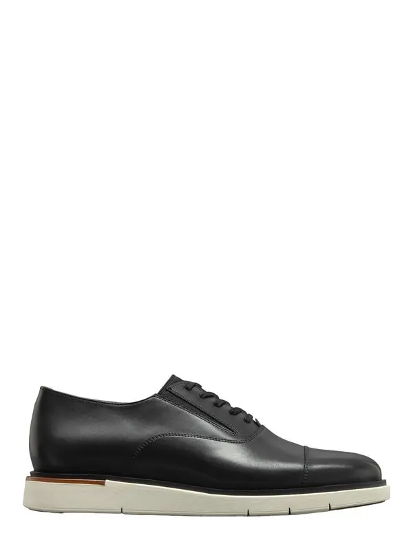 Allen Edmonds Leather Oxford Sneakers - Black