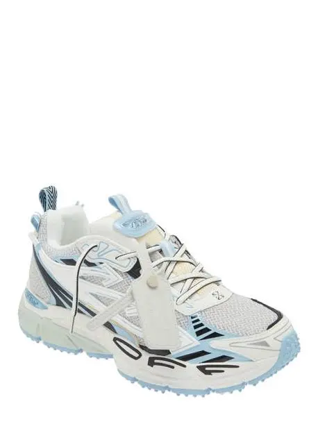Off-White Out Walking Be Right Back Sneaker - White - Light Blue
