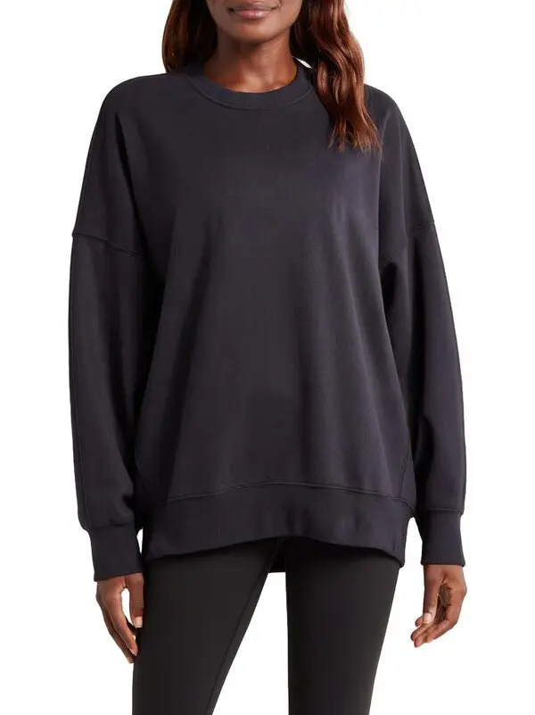 Beyond Yoga Solstice Oversized Sweatshirt - Black