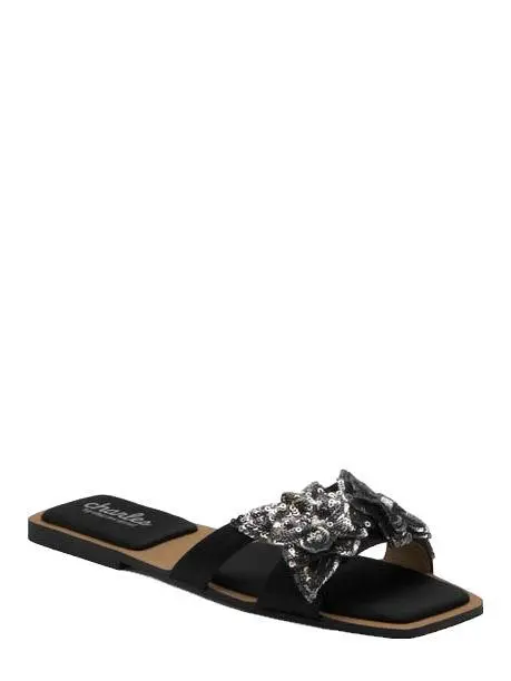 Charles By Charles David Ordly Slide Sandal - Blackpewter