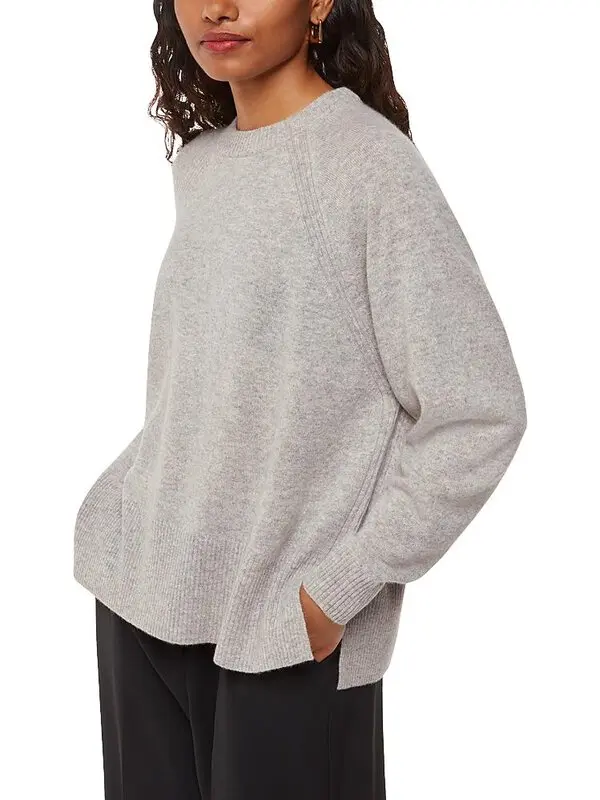 Whistles Cashmere Sweater - Grey Marl