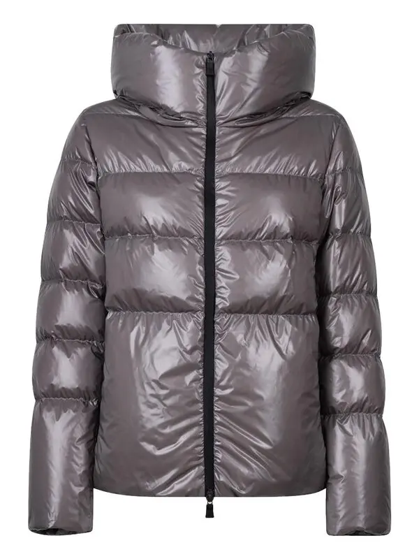 Herno Glazed Ripstop Down Jacket - Grey