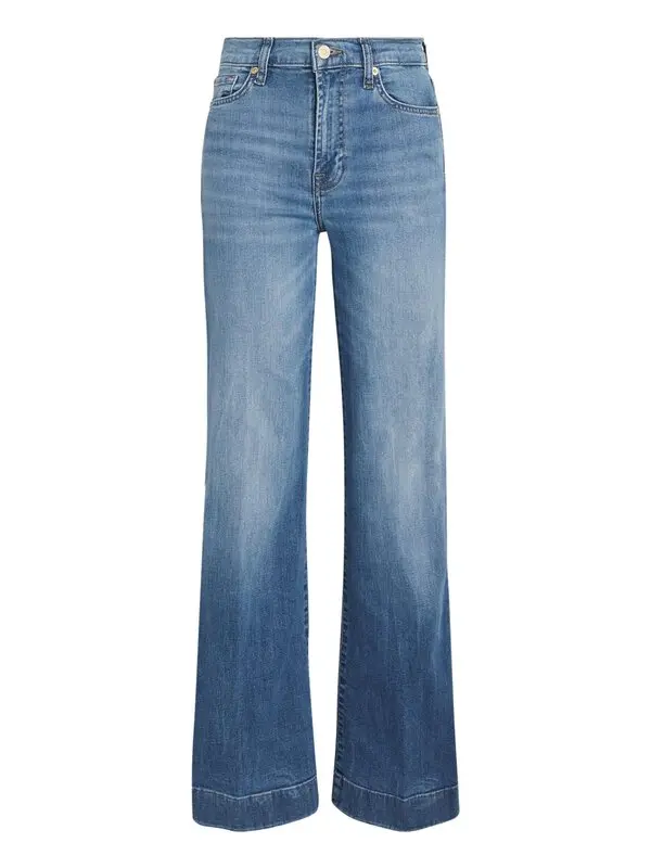 7 For All Mankind Modern Dojo Soho Flared Jeans - Blue