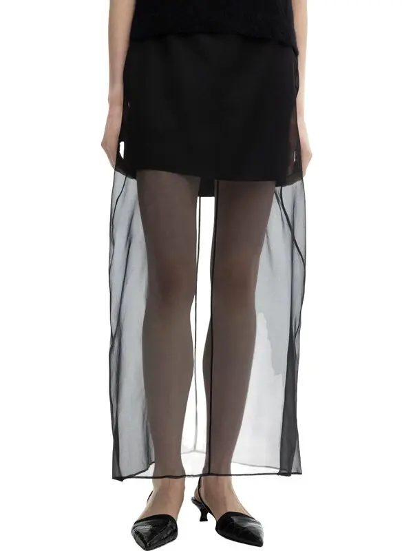 HOUSE OF DAGMAR Organza Skirt - Black