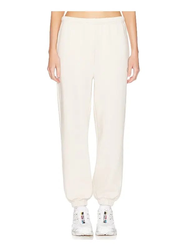WELLBEING + BEINGWELL Ayla Sweatpant - Rainy Day White