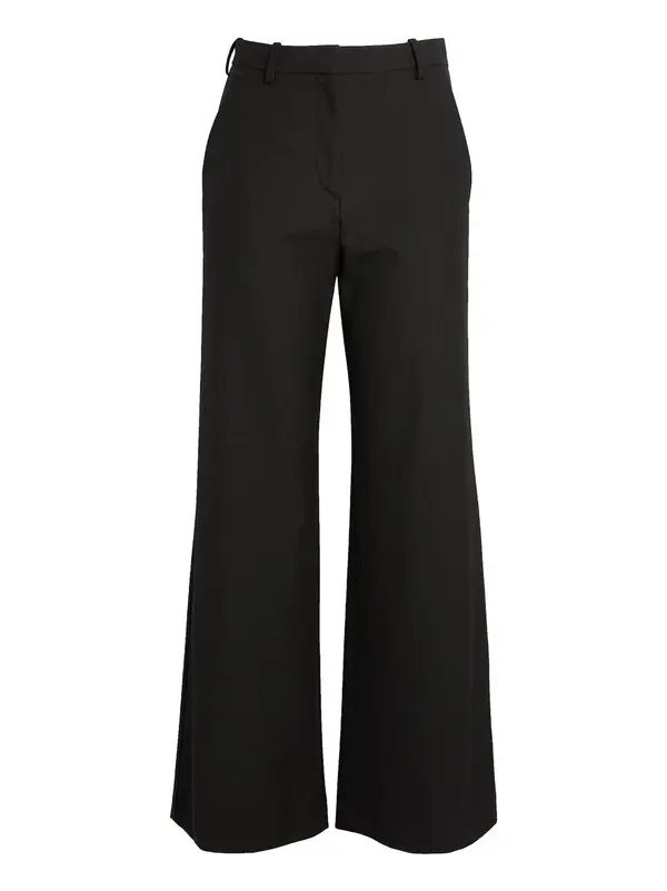 Maje Flared Tailored Trousers - Black