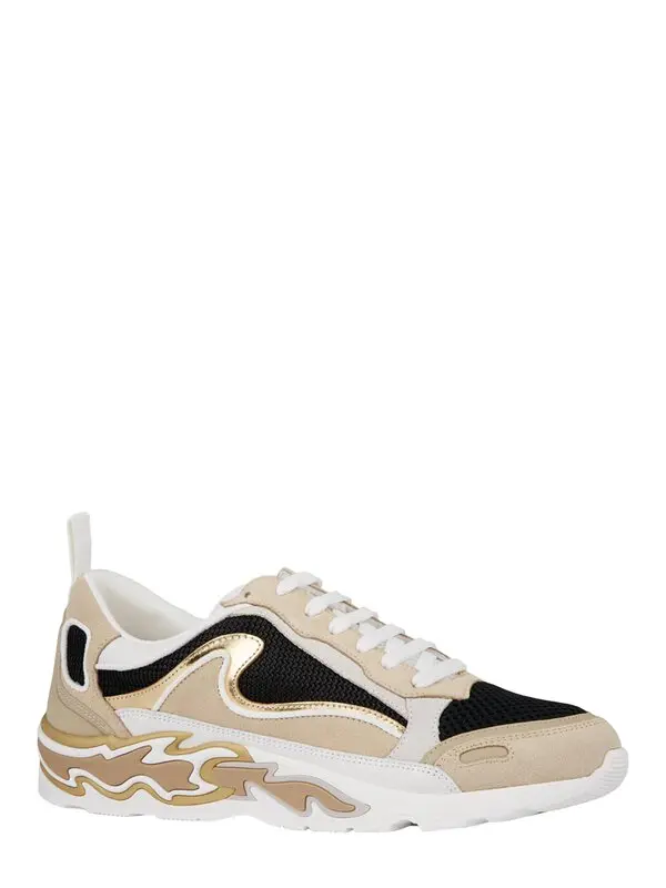 Sandro Flame Etched Sneakers - Yellow