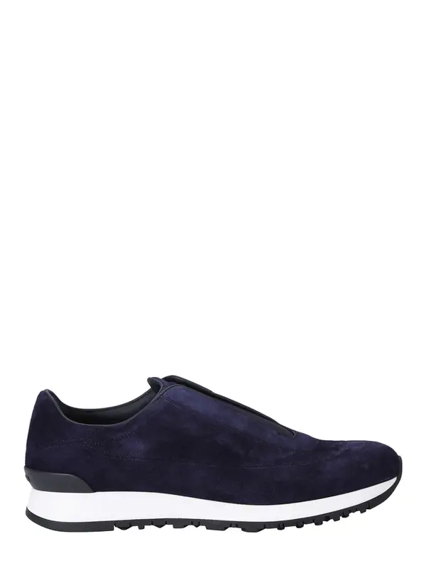 John Lobb Lift Runner Nubuck Sneakers - Navy