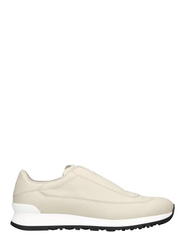 John Lobb Lift Leather Slip-on Sneakers - White